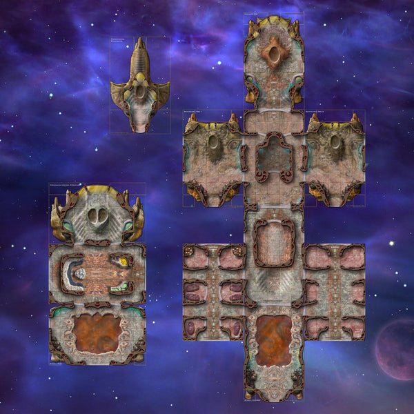 Alien Starship Tiles – Maps of Mastery